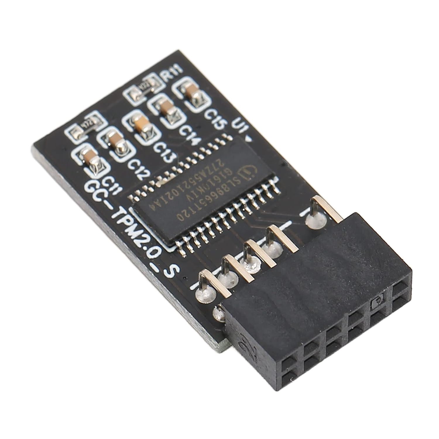 Heayzoki TPM 2.0 Module Encryption Security Module LPC 12 Pin Module Compatible with Remote Card ...