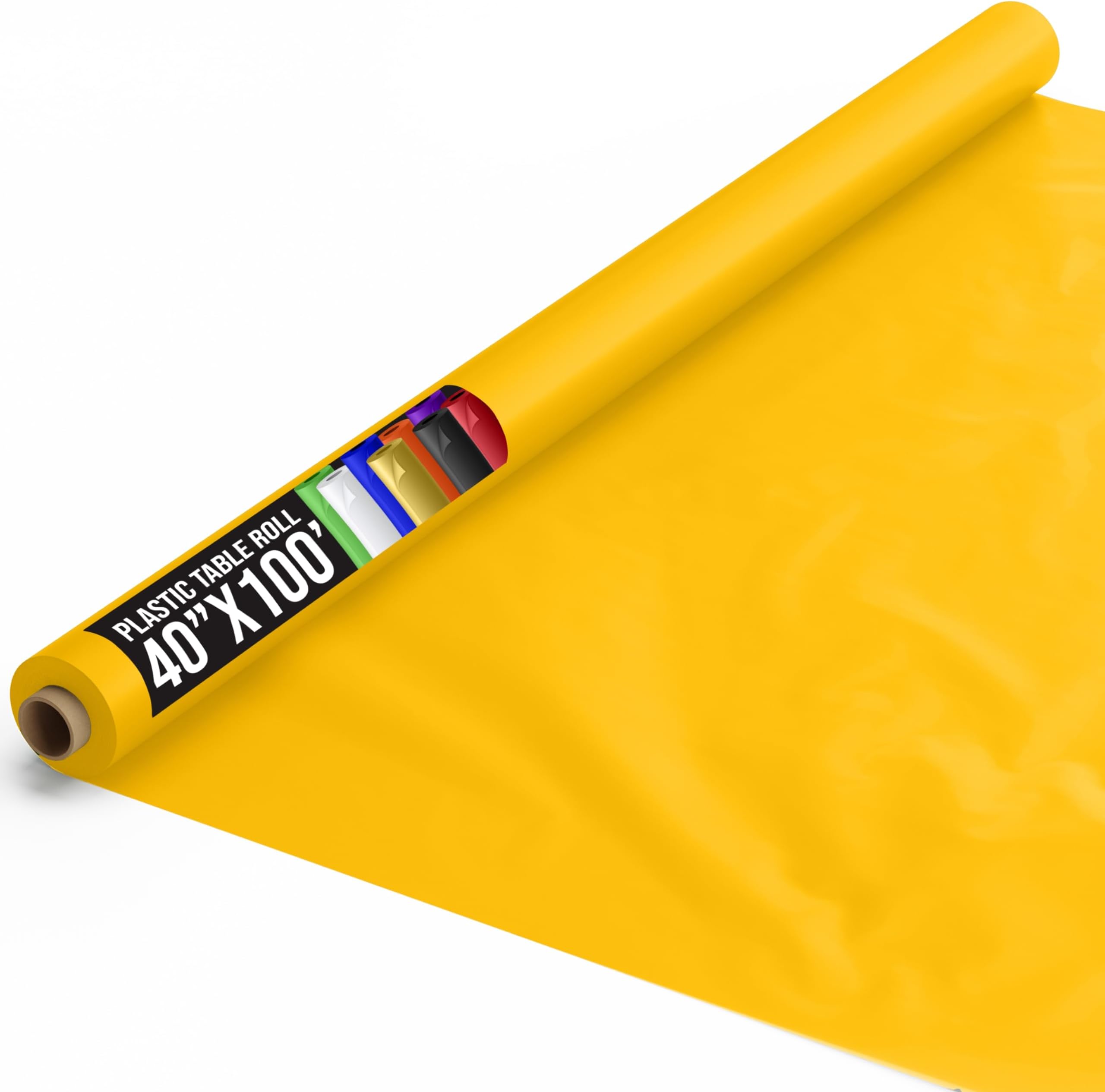 Amazon.com: Schorin Plastic Party Banquet Table Cover Roll - 300 ft. x ...