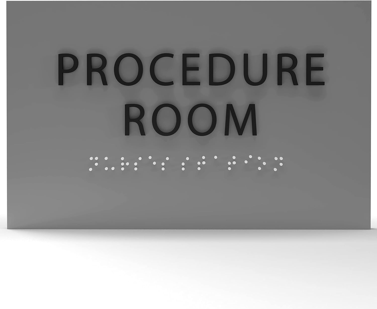 Amazon.com: ADA CENTRAL SIGNS - 6" X4" Procedure Room Sign - Tactile ...