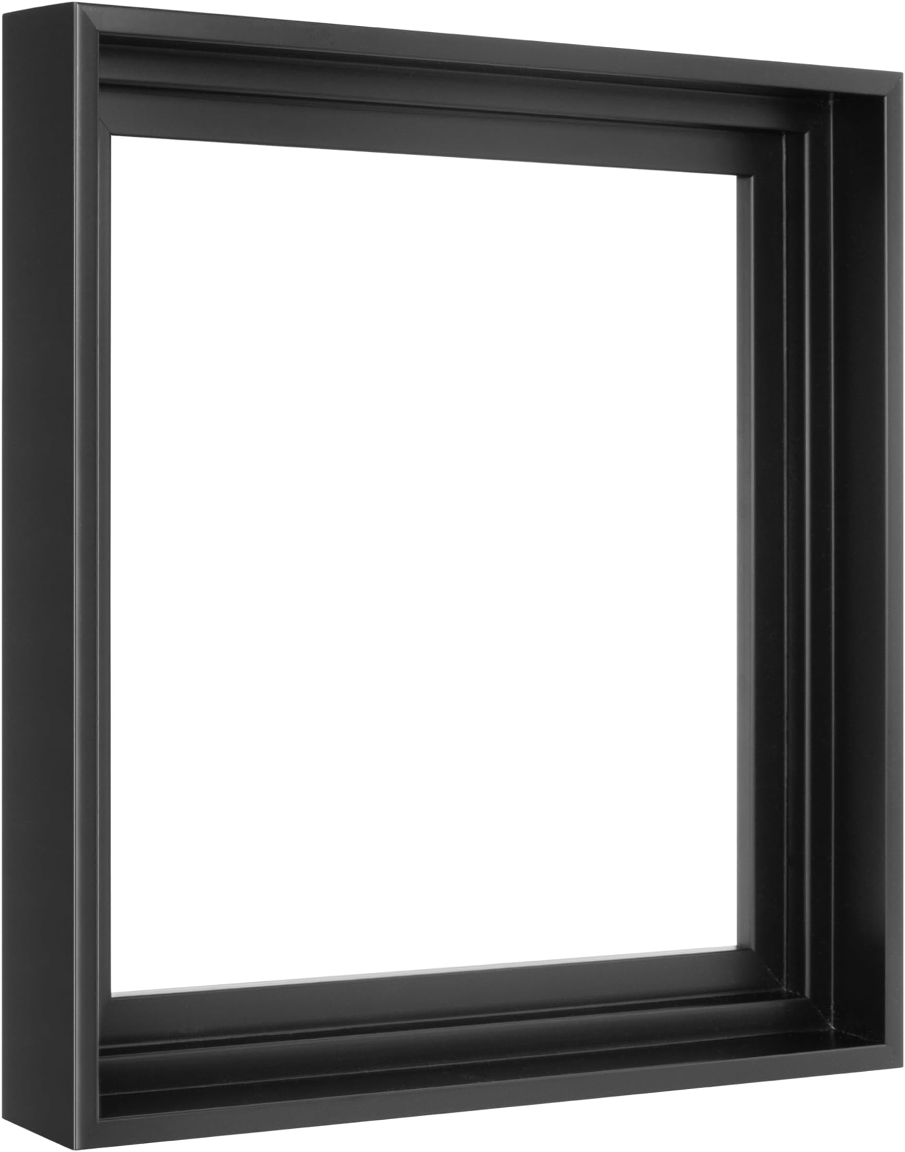 Amazon.com: MCS Canvas Float Frames 12x12 Frame, Black Square Frame for ...