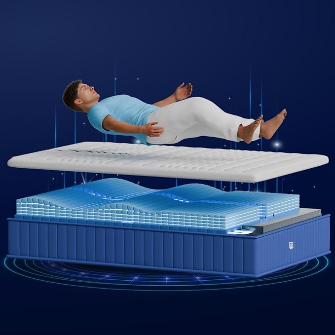 The Sleep Company Latex SensAI Mattress with AI-Powered Firmness | Anti ...