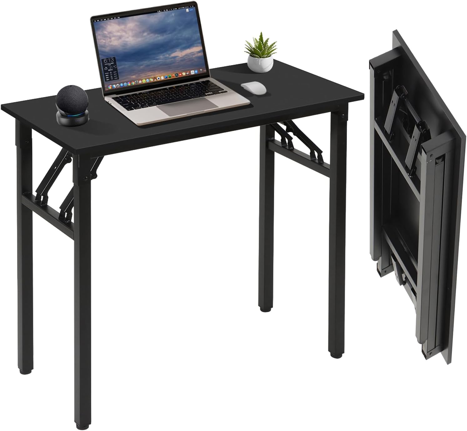 Amazon.com: Panana Small Foldable Computer Desk, 31.5 inch Small ...