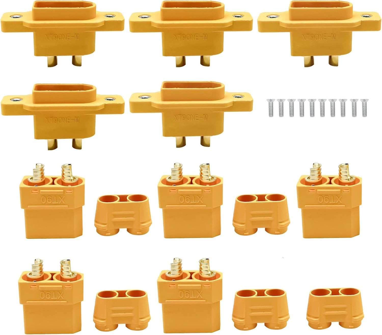 Amazon.com: 5Pairs Amass XT90NE -M XT90H with M2. 5 Nut Embedded Panel ...