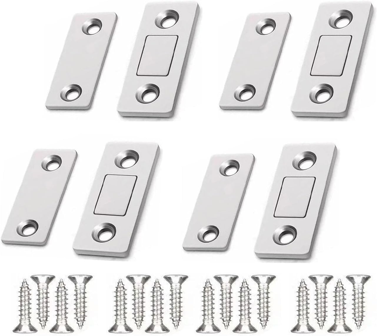 LOGUTIA 4pcs Cabinet Magnet Magnetic Door Catch Cabinet Magnetic Catch ...