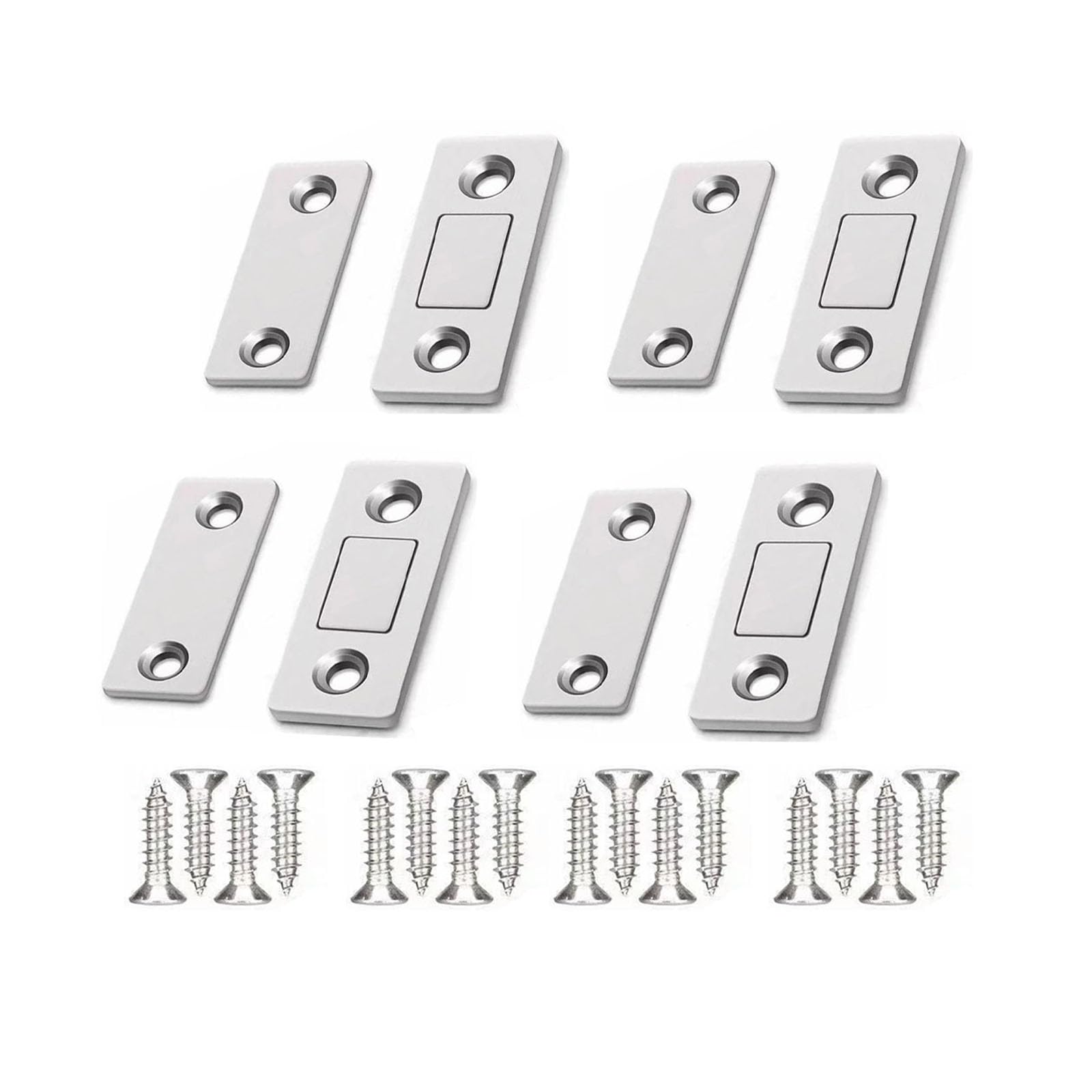 LOGUTIA 4pcs Cabinet Magnet Magnetic Door Catch Cabinet Magnetic Catch ...