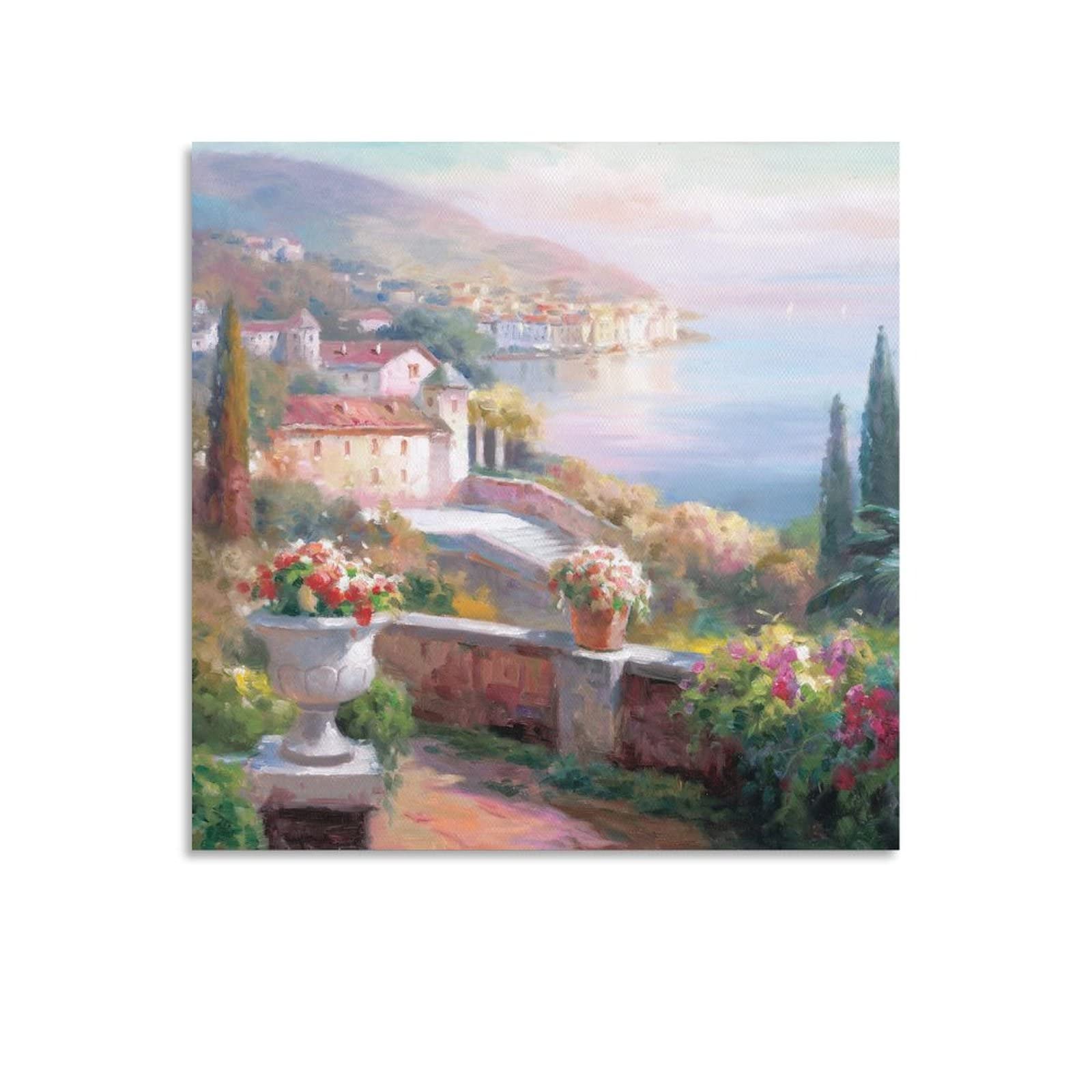 Mediterranean Landscapes Acrylics Mediterranean Landscape Paintings
