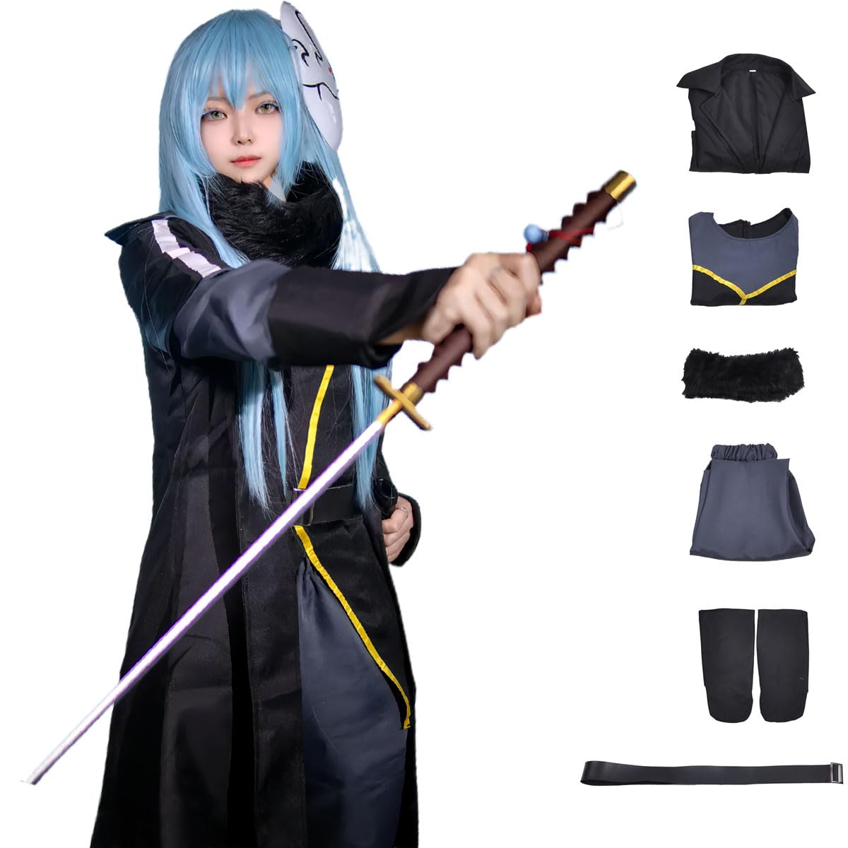Buy BIUTEY Rimuru Cosplay Costume Anime That Time I Got Reincarnated as ...
