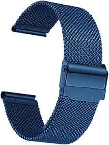 Amazon.com: Stainless Steel Mesh Watch Band for Men Women,Quick Release ...
