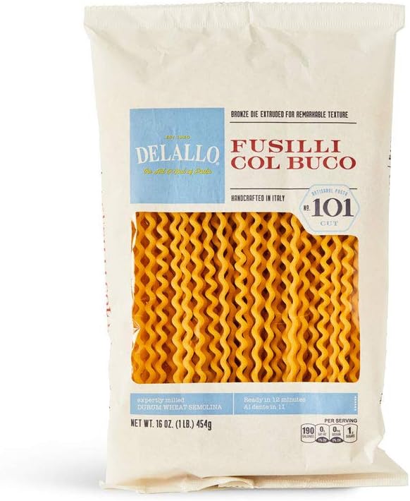 Amazon.com : Anna - Fusilli col Buco (Long Fusilli) #108, (4)- 16 oz ...