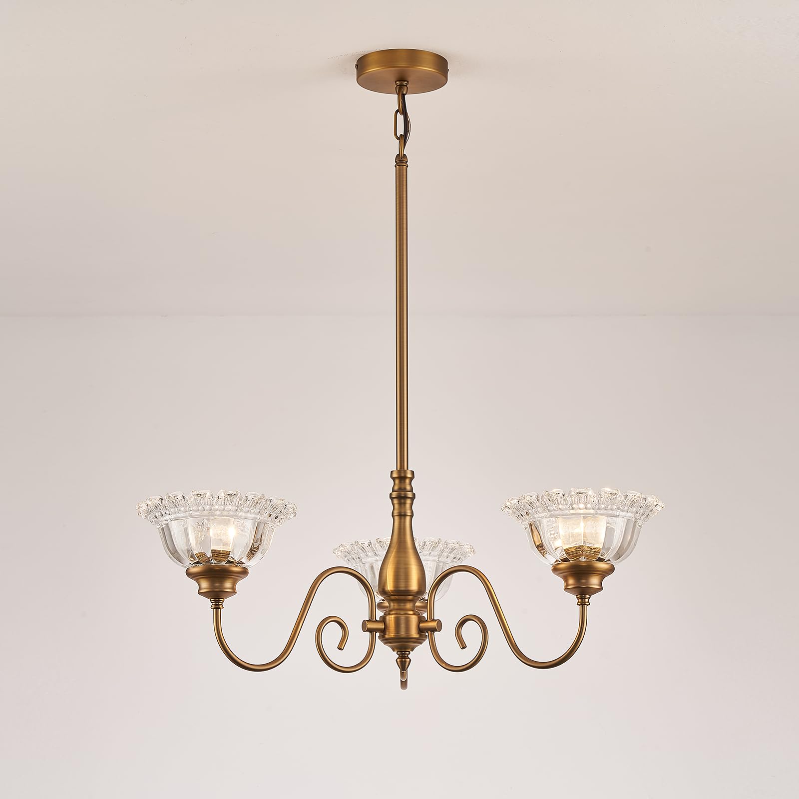 JFZANMUA Dining Room Light Fixture Over Table 3 Light Chandelier ...