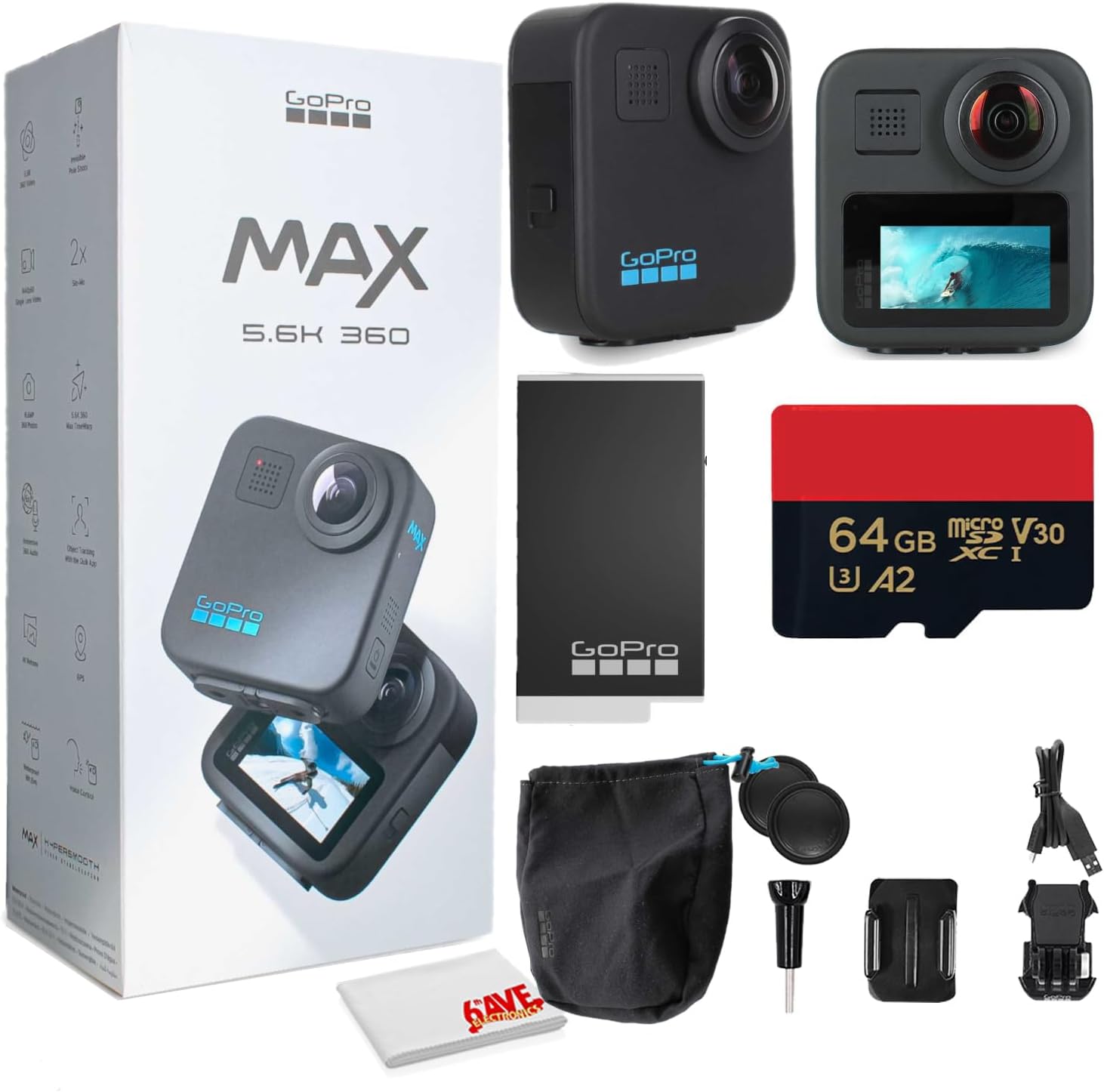 Amazon.com : GoPro MAX 360 (2025) Action Camera Dual-Lens 5.6K 360 ...