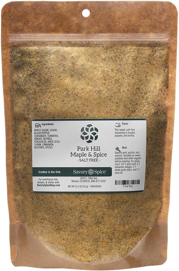 Amazon.com : Savory Spice Park Hill Maple & Spice - Salt-Free Maple ...