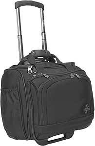 Amazon.com: Atlantic Infinity Elite 16" Wheeled Carry On Tote (Black ...
