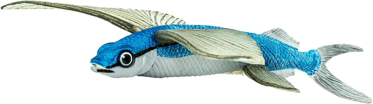 Amazon.com: Safari Ltd. Flying Fish Figurine - Detailed 7" Plastic ...