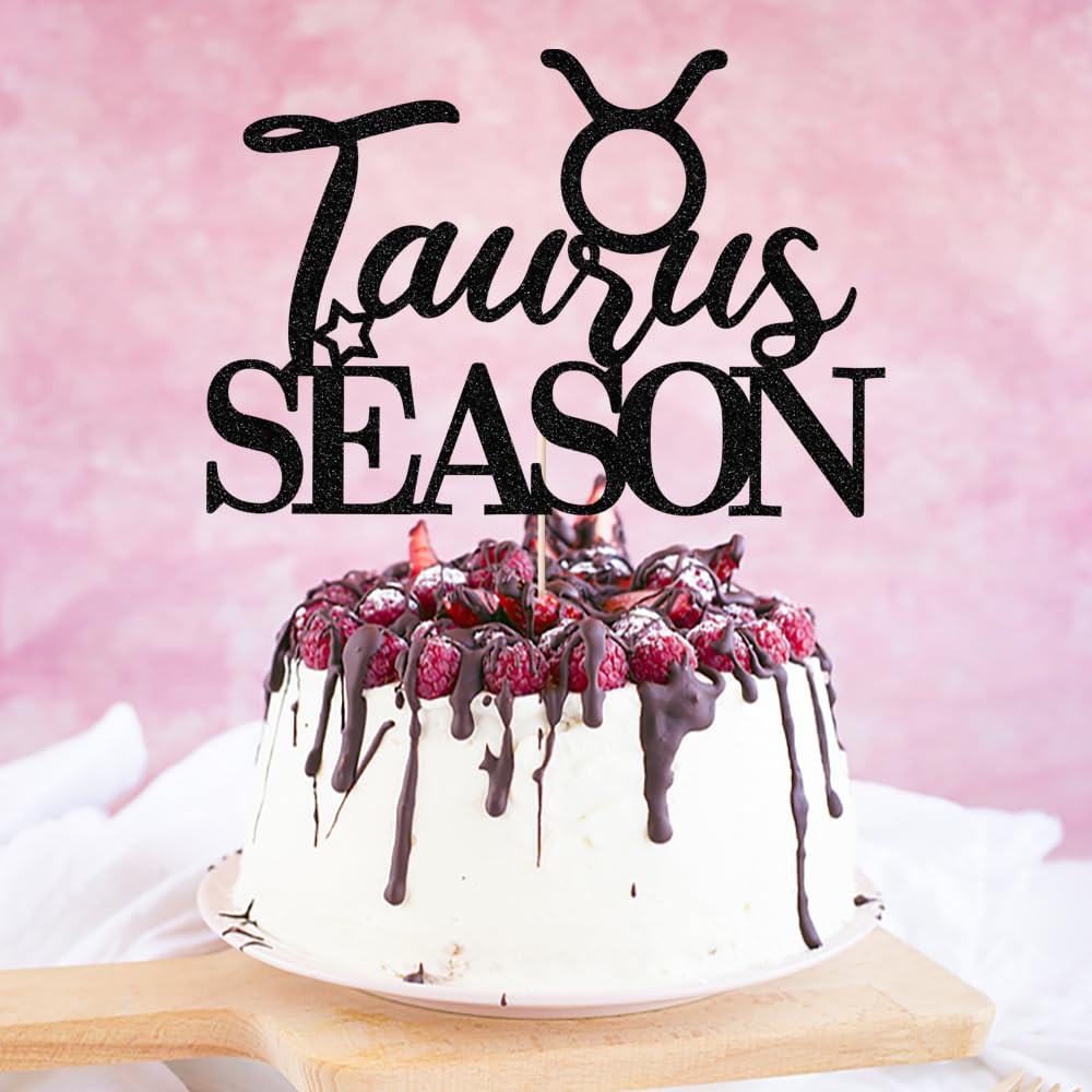 Snapklik.com : Taurus Season Cake Topper,Taurus Birthday Cake Decor ...