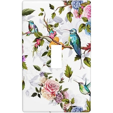 Art Plates - Hummingbird at Rest Switch Plate - Double Toggle - Single ...