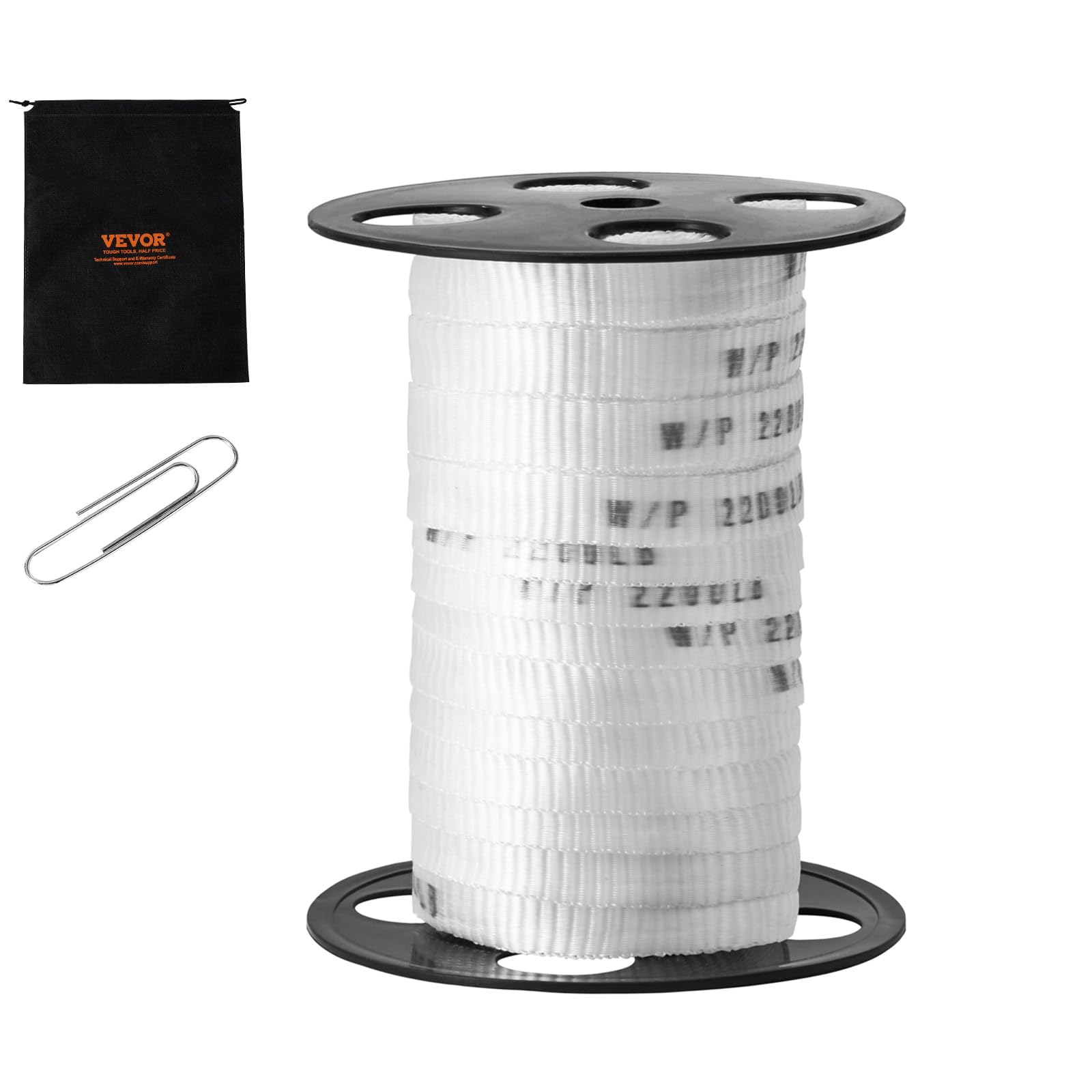 Amazon.com: VEVOR Polyester Pull Tape, 5/8" x 108' Mule Tape Flat Rope ...