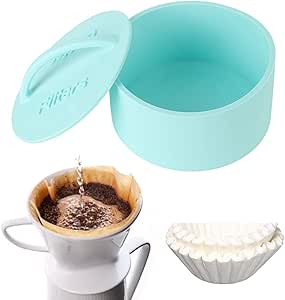 Amazon.com: Silicone Coffee Filter Holder,Reusable Coffee Filter Box ...