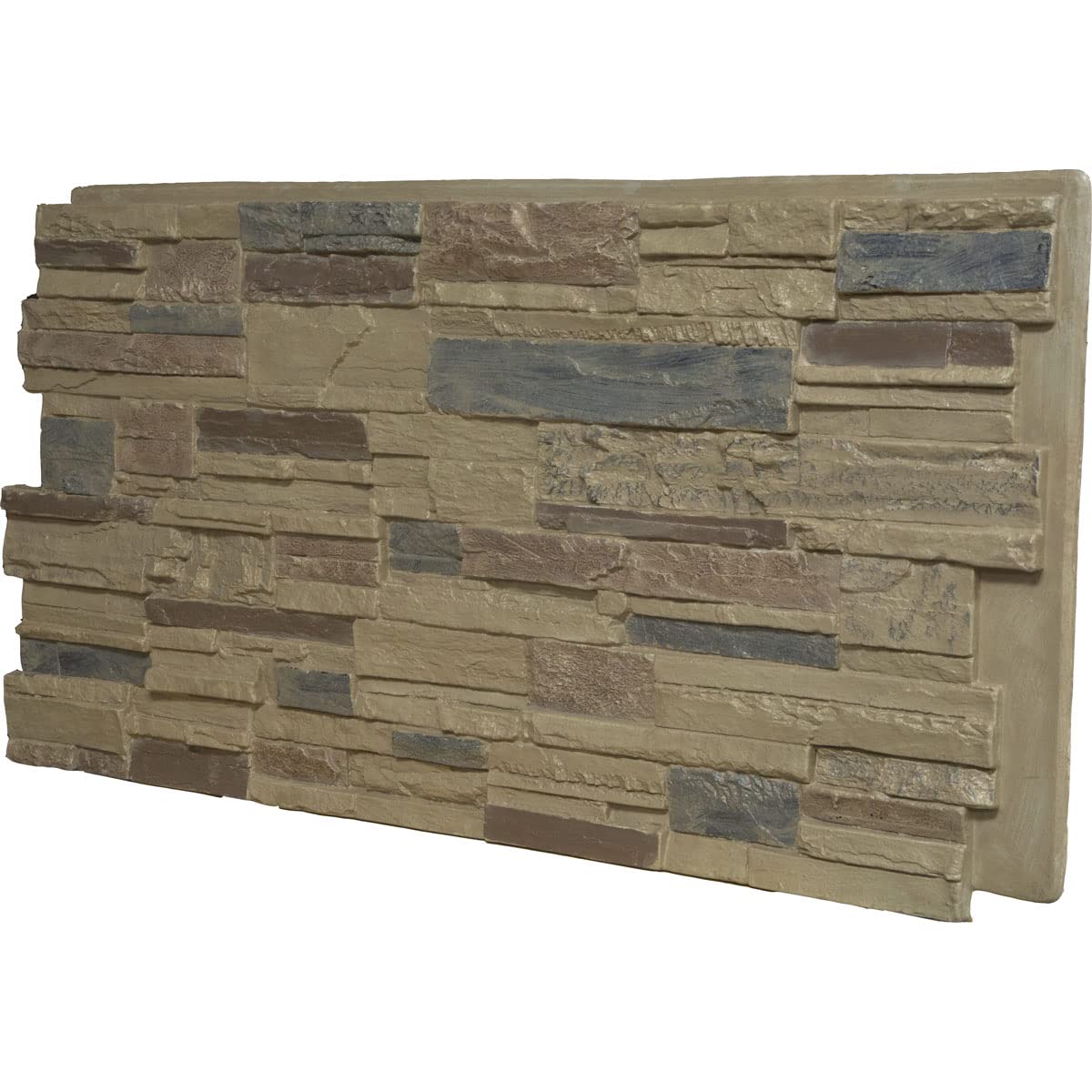 EKENA MILLWORK PNU24X48CACO Cascade Stacked Stonewall Faux Stone Siding ...