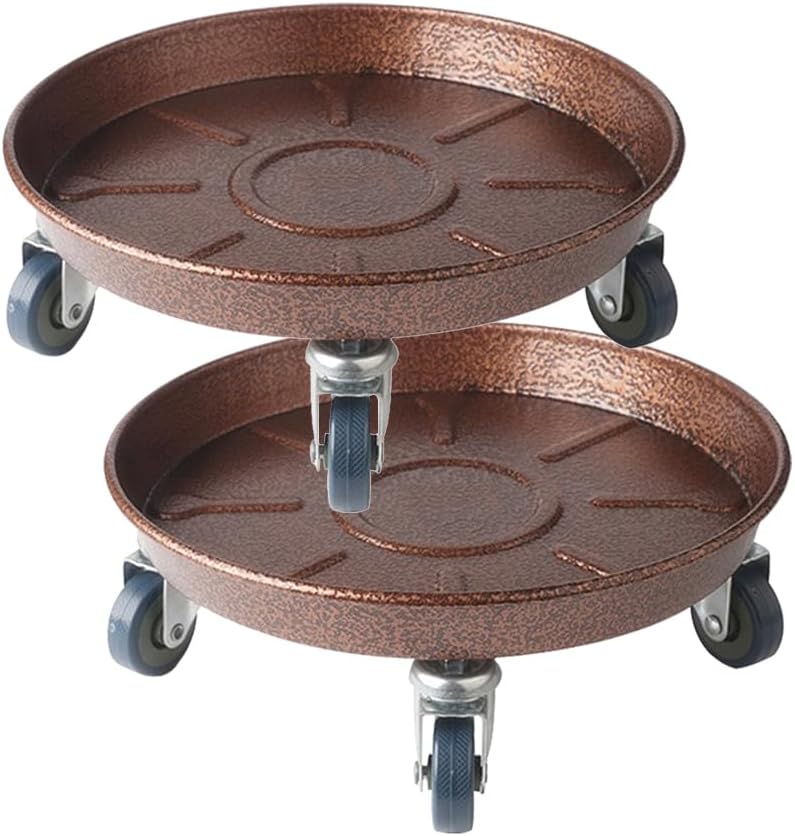 Amazon.com: 10" Heavy Duty Plant Dolly with Wheels, 160lbs Metal ...