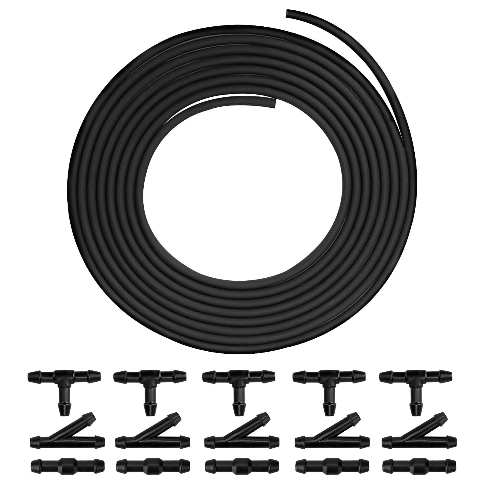 300cm Windshield Washer Hose Set, Rubber Universal Wiper Hose, Car ...