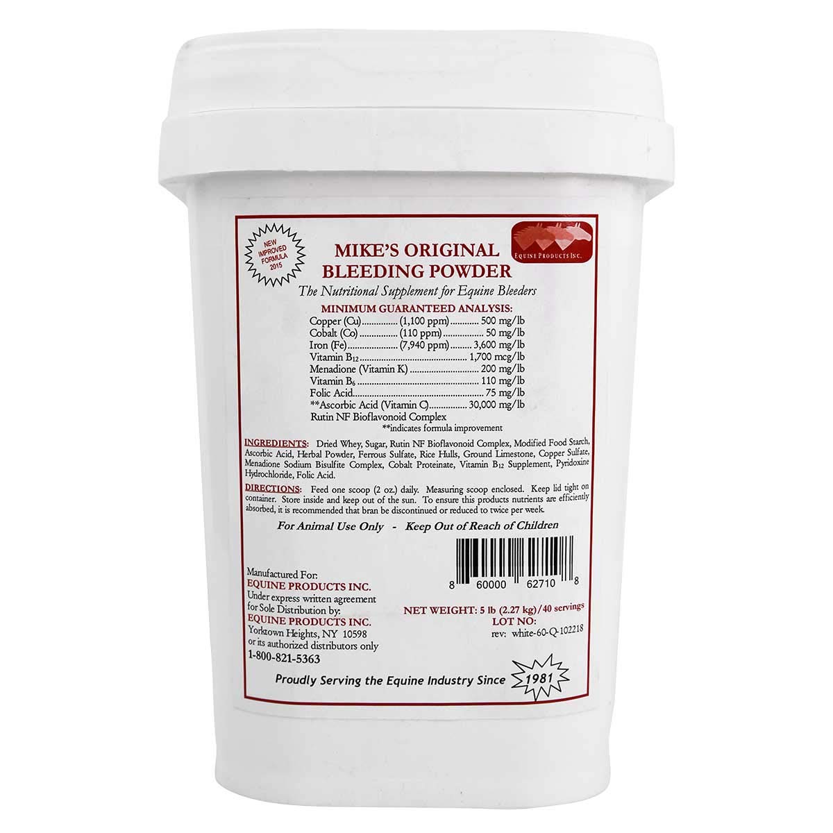 Amazon.com : Equine Products Inc., Mikes Original Bleeding Powder 5 ...