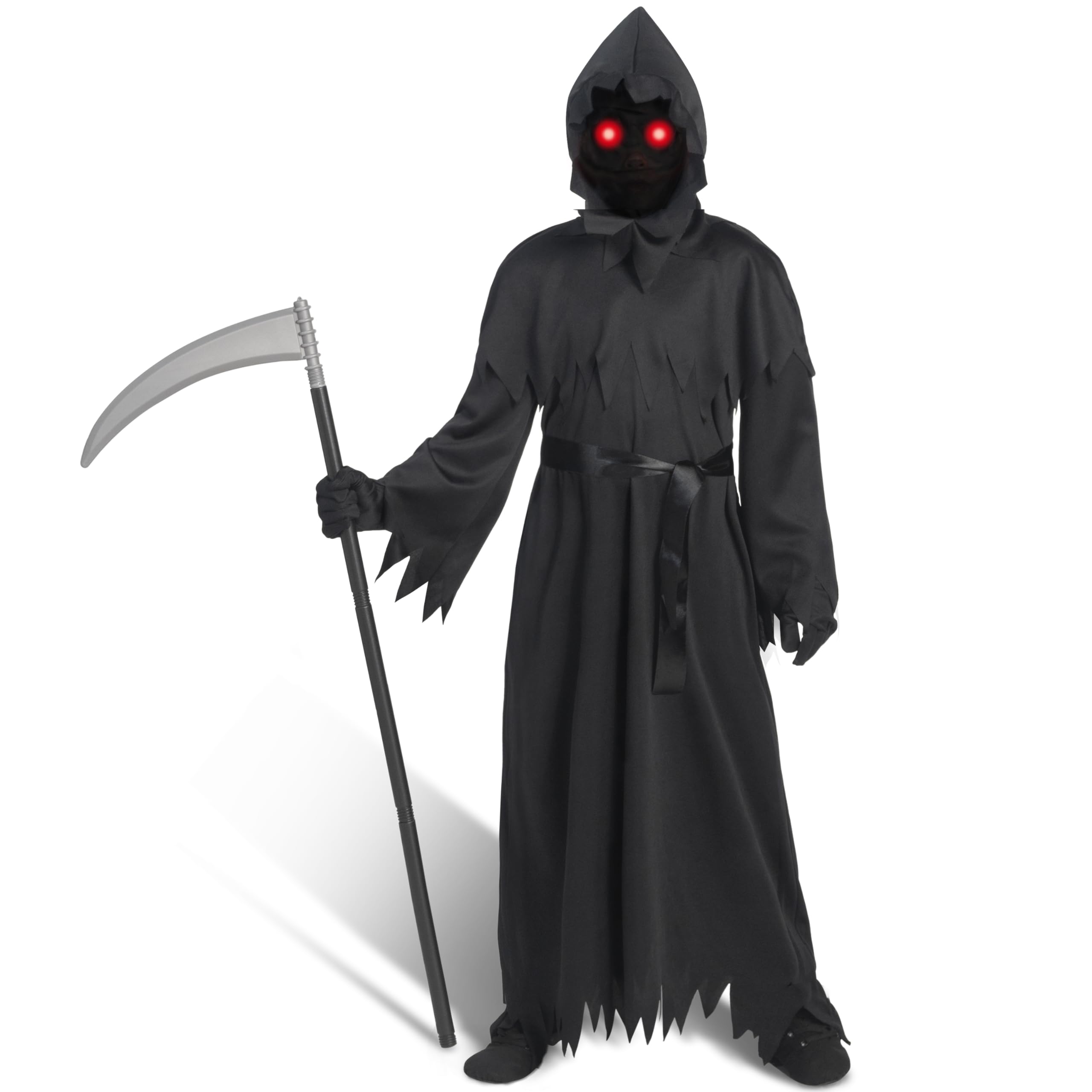 Spooktacular Creations Child Unisex Black Grim Reaper Robe Costume with ...
