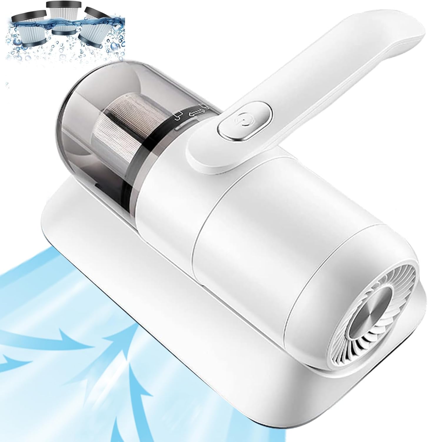 Amazon.com - Cordless Bed Vacuum Cleaner with 2PCS HEPA Filter 12KPa Suction Handheld Mattress ...