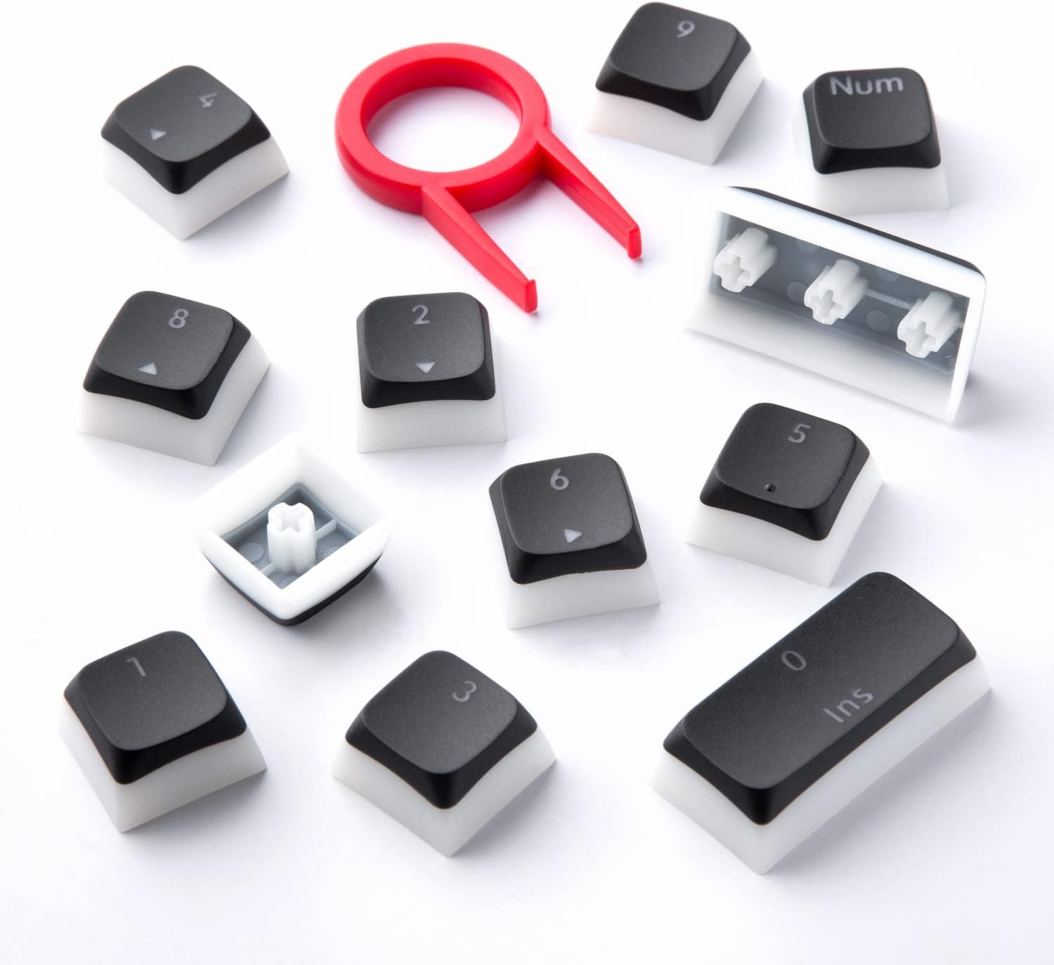 Gunmjo Golf Pudding PBT Doubleshot Keycaps for Gaming Keyboard with ...