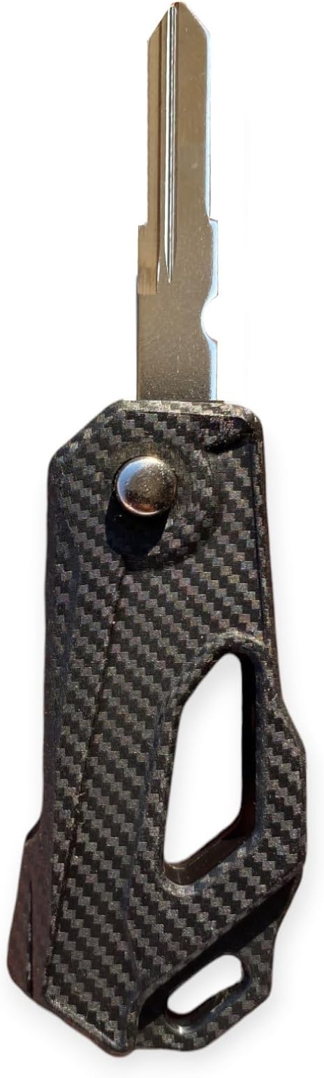 ABUNDANCE Carbon Finish Flip Key Compatible for TVS Jupiter (Key ...