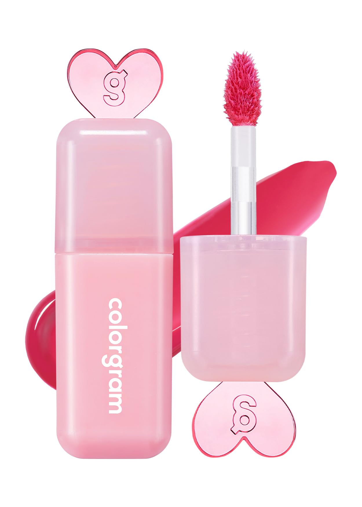 Amazon.com : COLORGRAM Juicy Drop Tint 08 Berry Pink | Juicy Lip Gloss ...