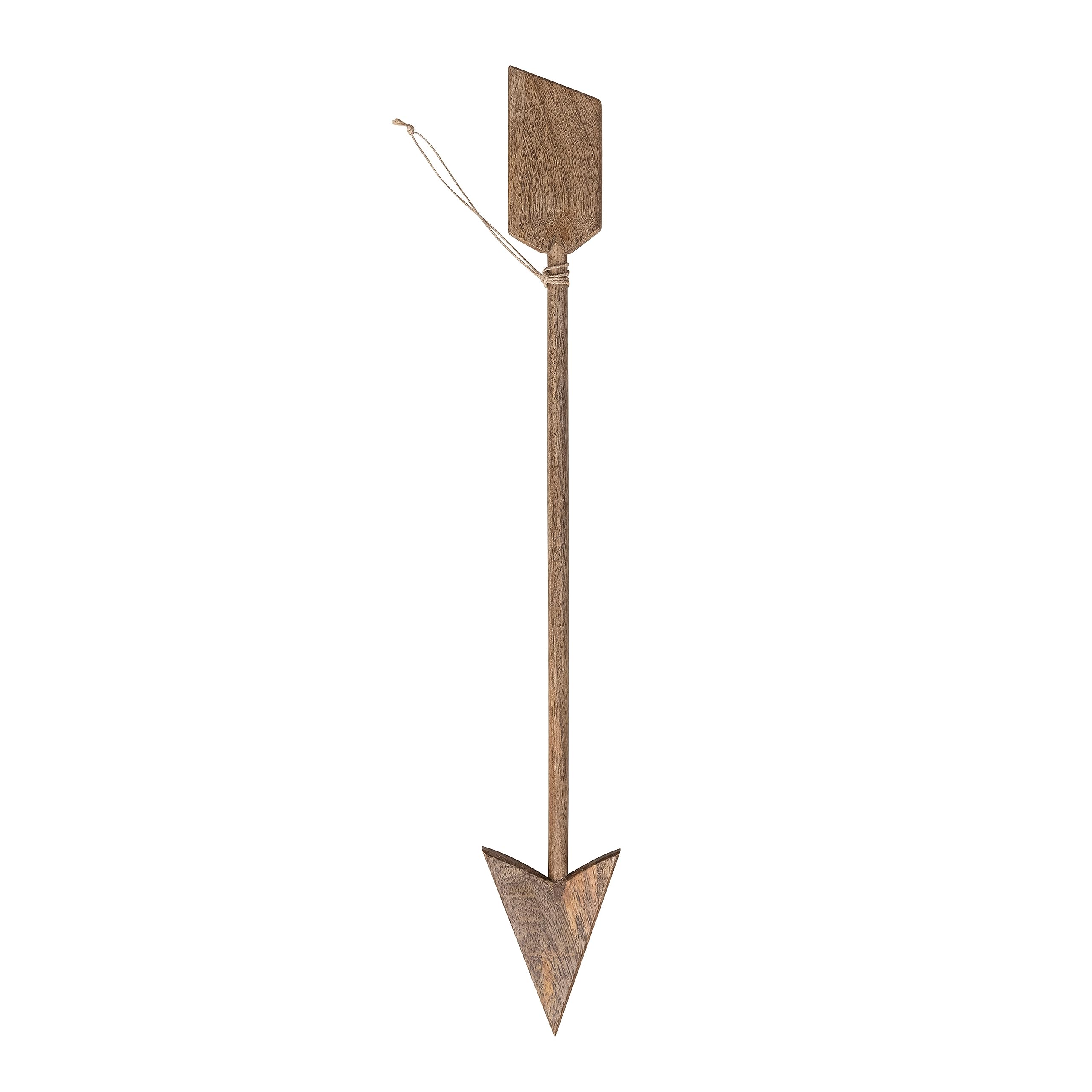 Amazon.com: Creative Co-Op 20 Inches Carved Mango Wood Arrow Wall ...