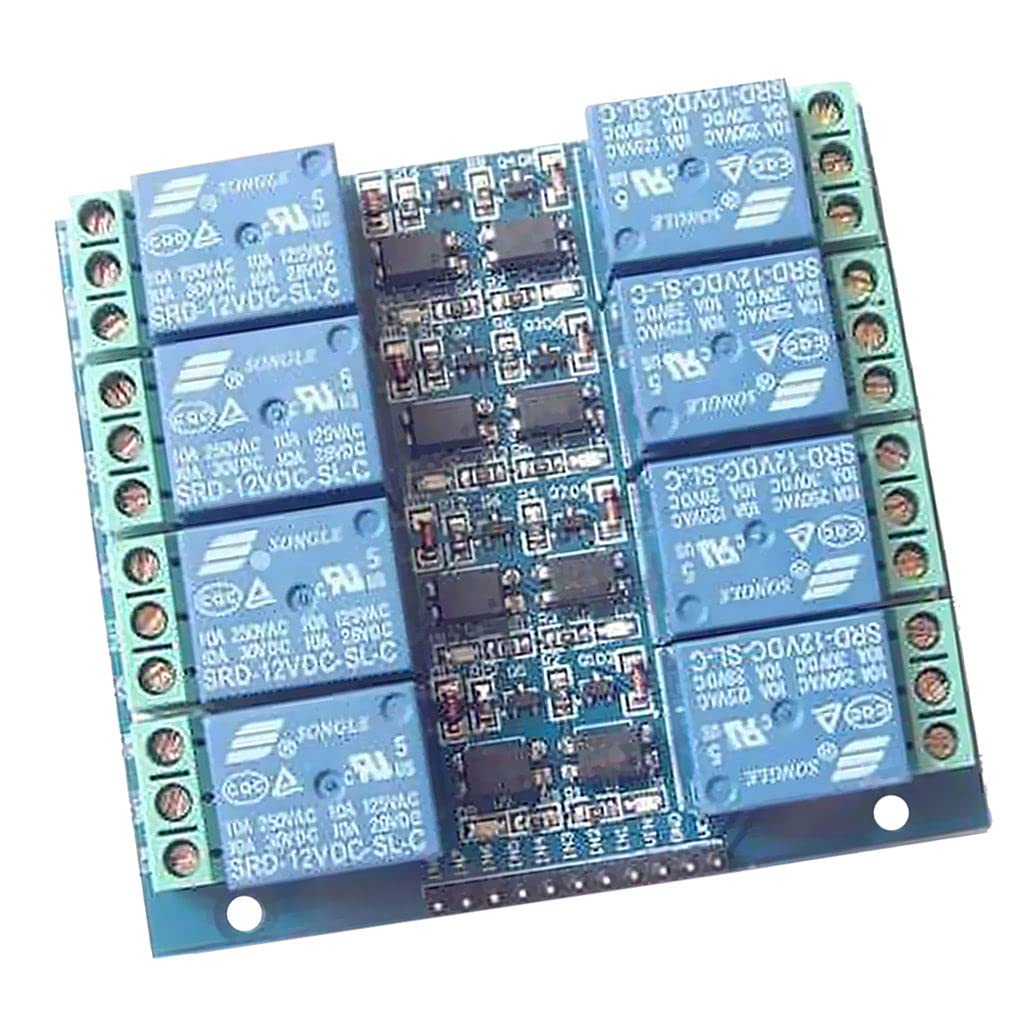 Buy TRB 1 PC Dual Power 8 Channel Relay Module Optocoupler Isolated ...