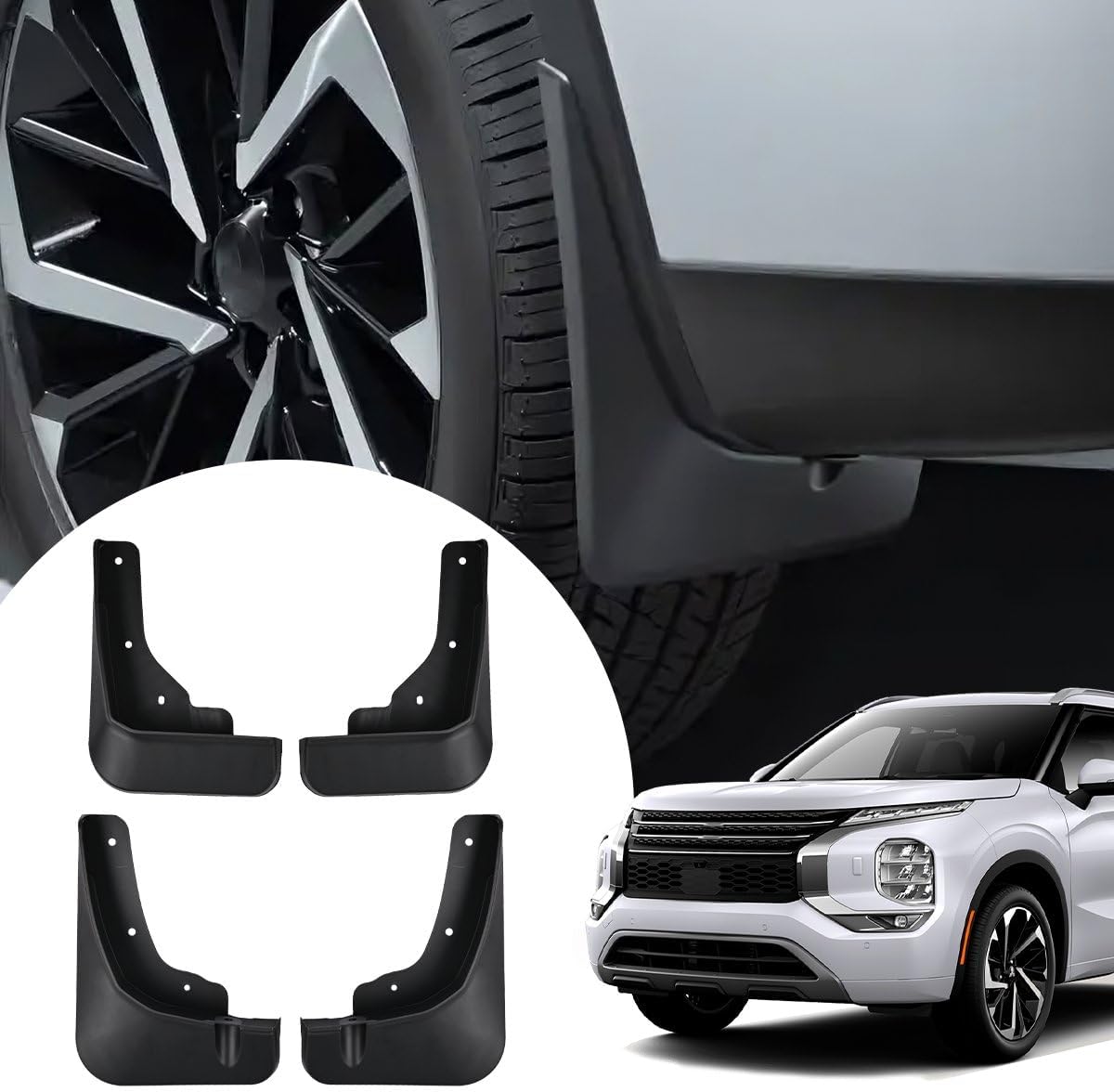 Amazon.com: Xomzema 4Pcs Mud Flap Splash Guard All Weather Guard 4Pcs ...