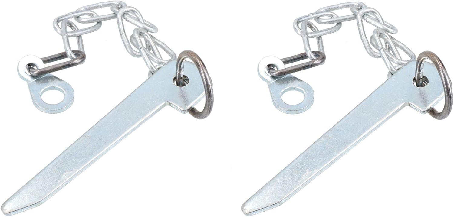 Amazon.com: AB Tools 2 Pack Flat Cotter Pin & Chain 115mm for Trailer ...