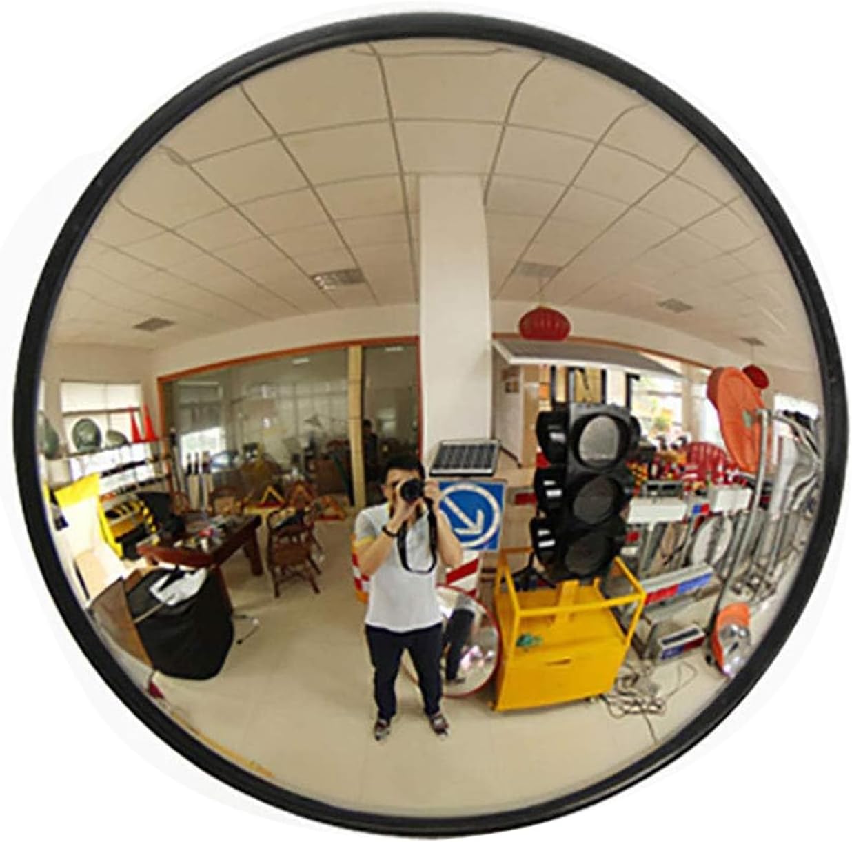 Amazon.com: Zzmop Security Signaling Observation Mirror Panoramic ...