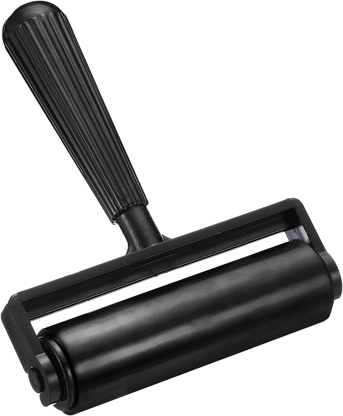 PATIKIL 4.5 Inch Rubber Roller Brayer, Anti Skid Hard Rubber Roller ...