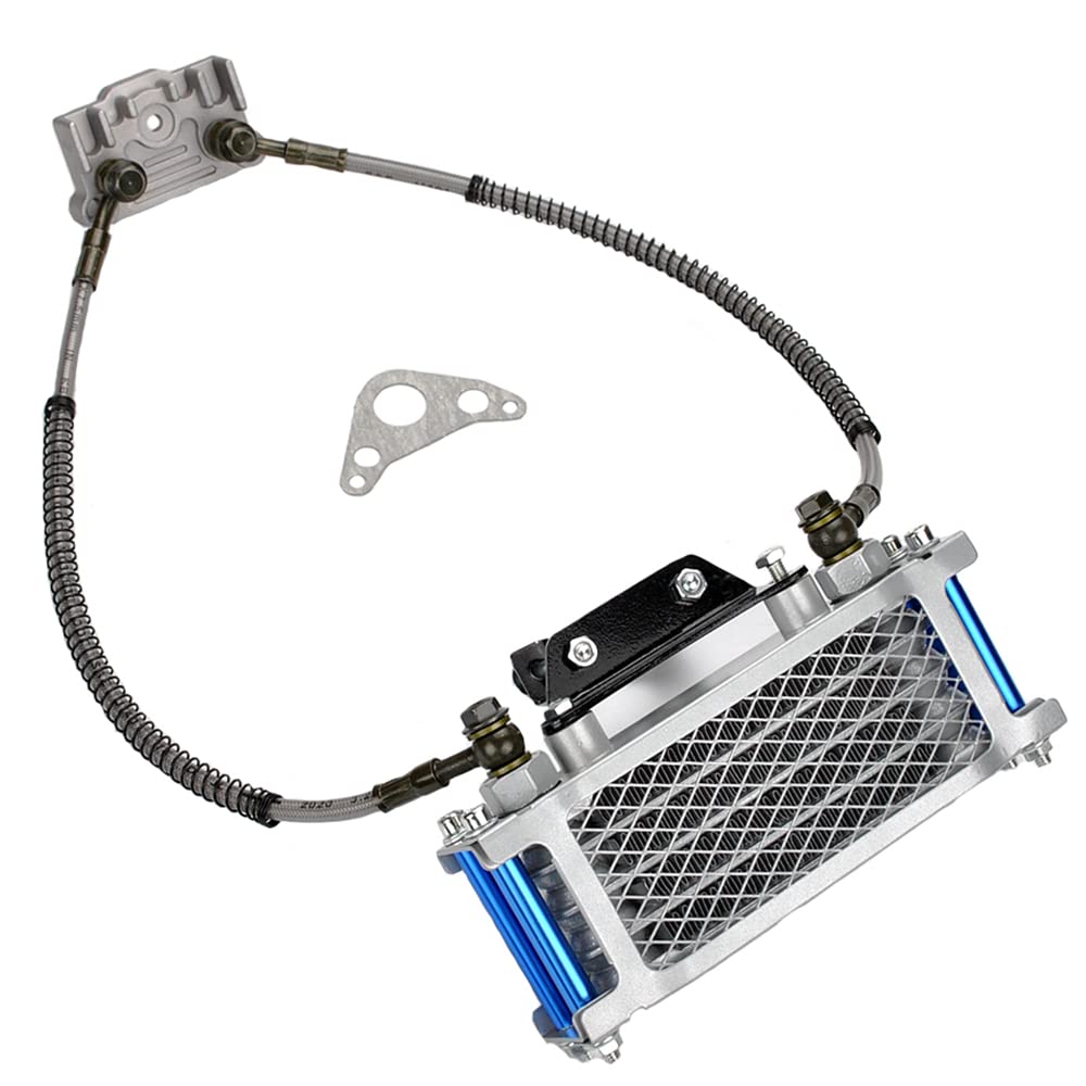 Amazon.com: Refit Pit Dirt Bike Oil Cooler Cooling Radiator Engine Kit ...