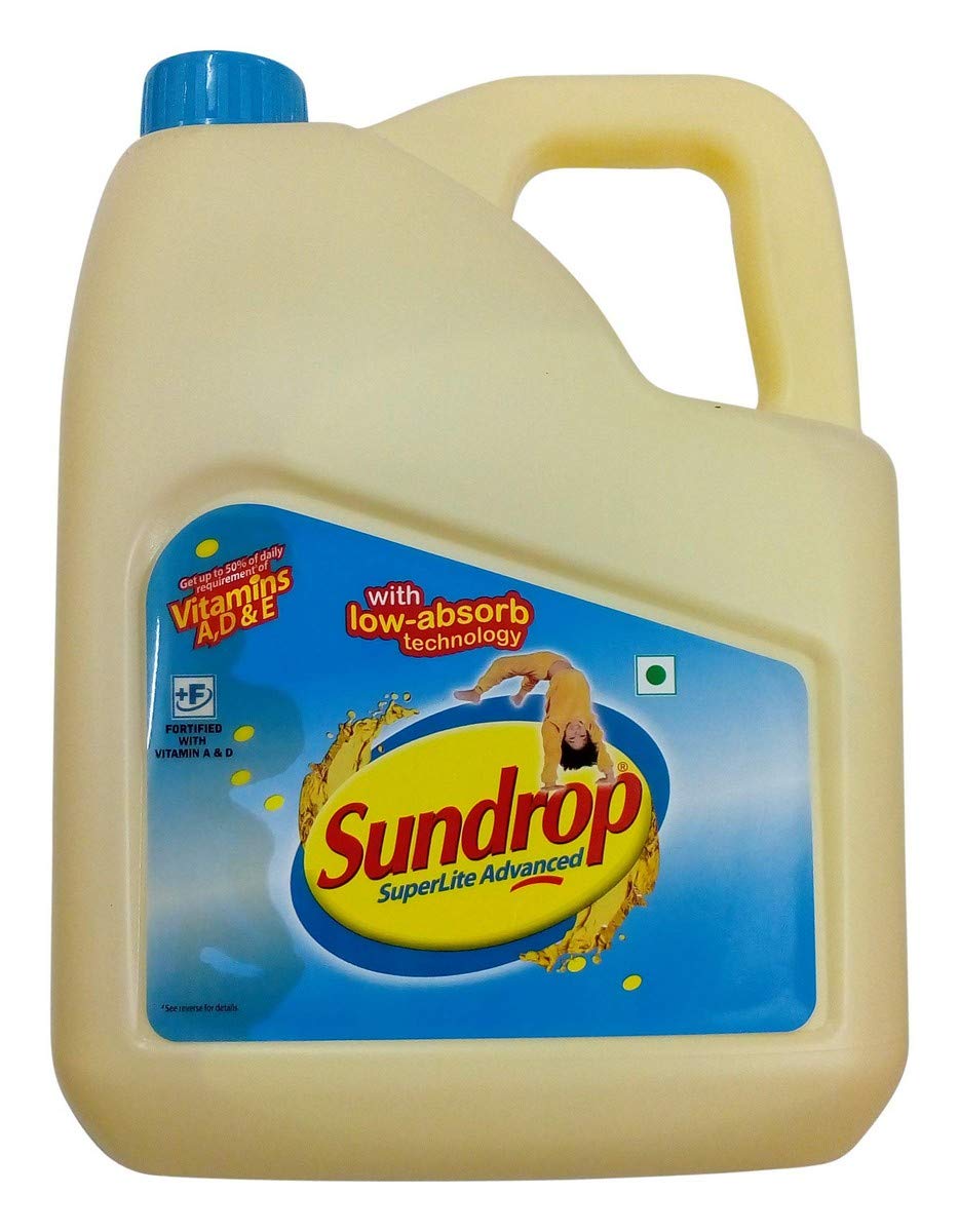 Sundrop Superlite Cooking Oil - Sunflower, 5L Can : Amazon.in: Grocery ...