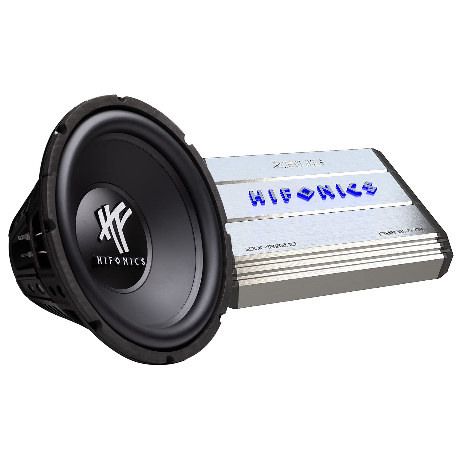 Amazon.com: Hifonics Zeus 1200.1D Mono Amplifier with a Hifonics ...
