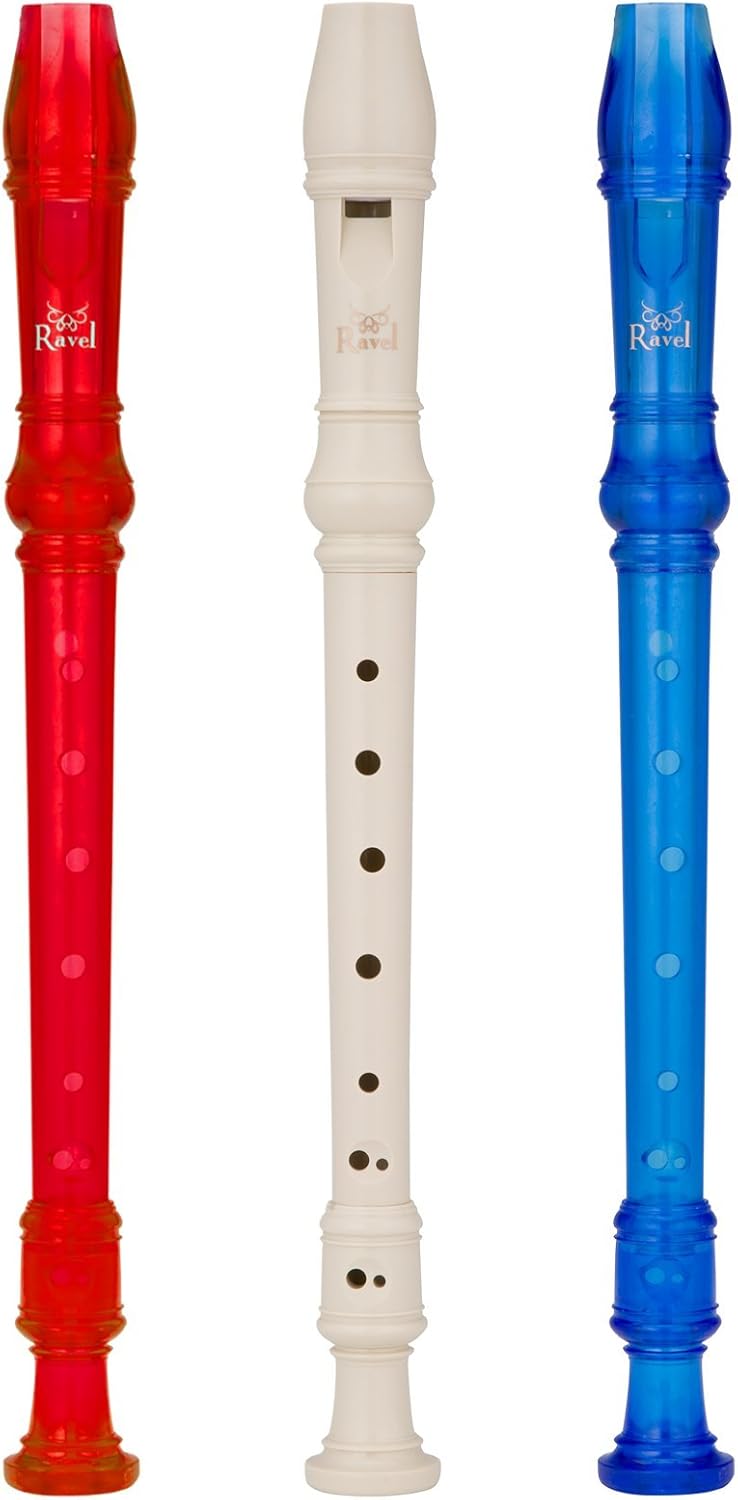 Amazon.com: Ravel EM5703IBR Recorder with Cleaning Rod and Bag, 3 Pack ...