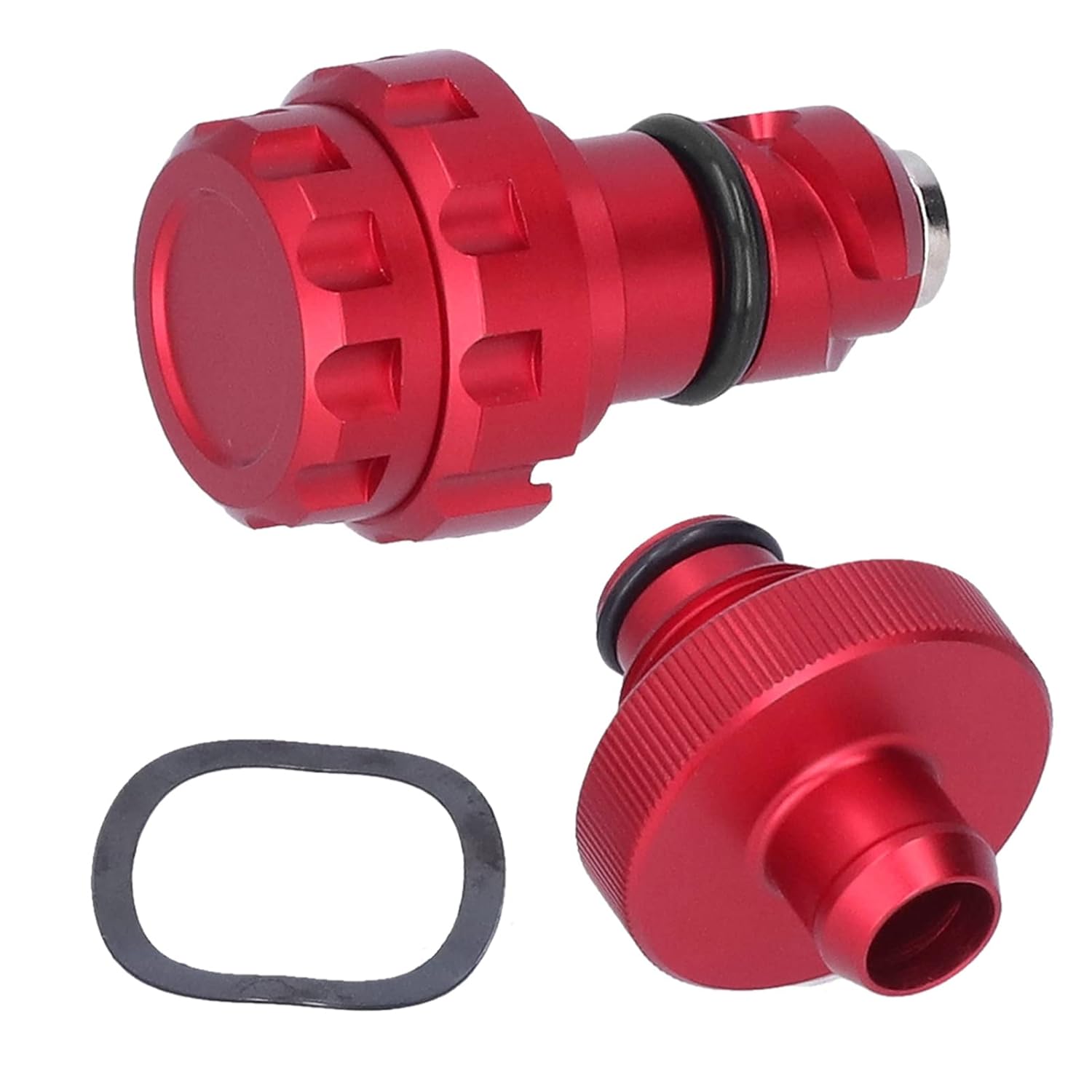 Oil Drain, Aluminium Alloy Magnetic Oil Drain Screw for Car Engine(red ...