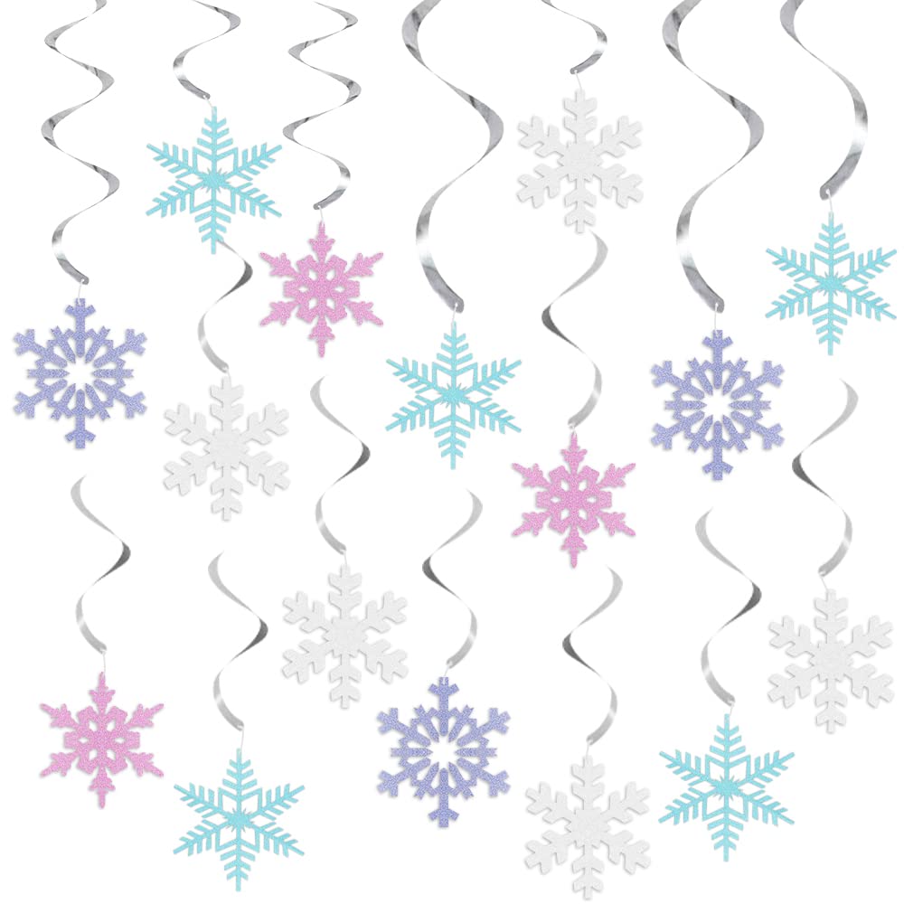 Frozen Blue And Pink Border