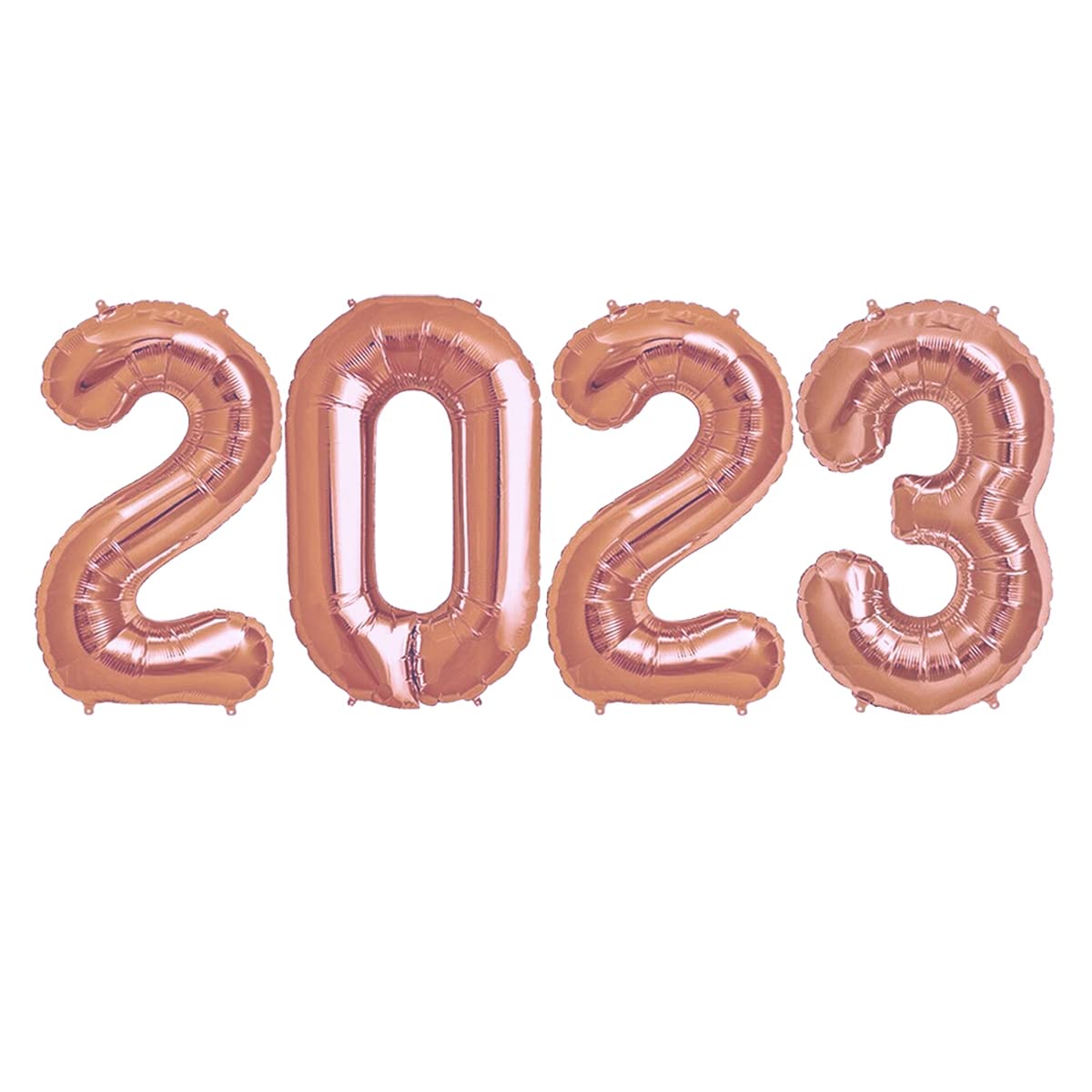 Buy 2023 Rose Gold Foil Number Balloons,40 Inch Graduation Balloons ...
