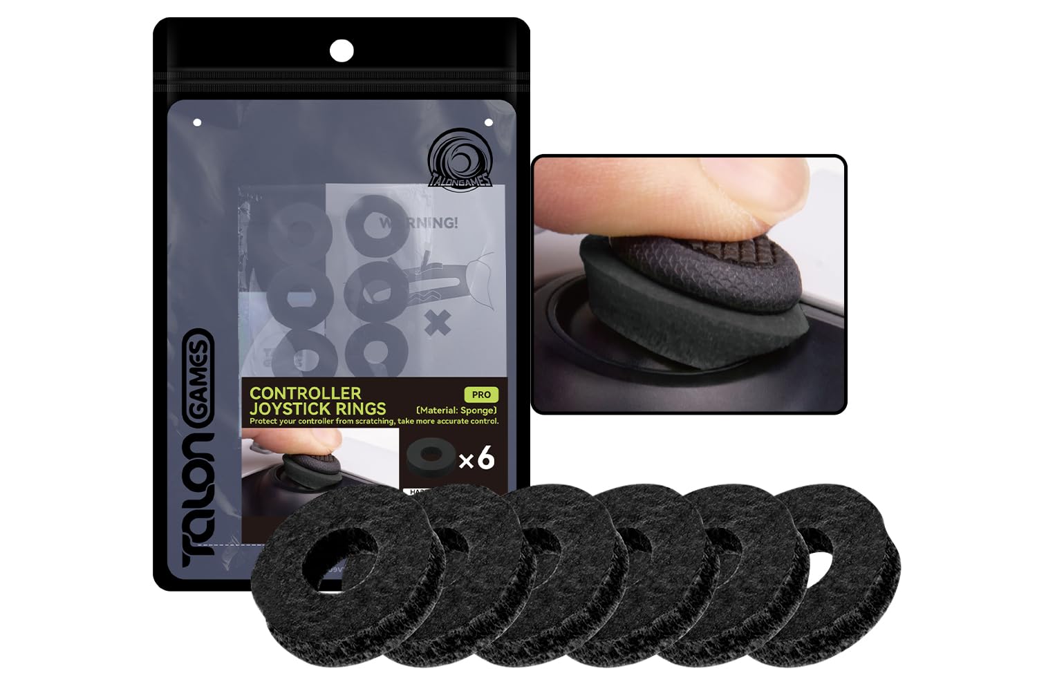 Amazon.com: TALONGAMES Joystick Rings, Aim Assist Target Motion Control ...