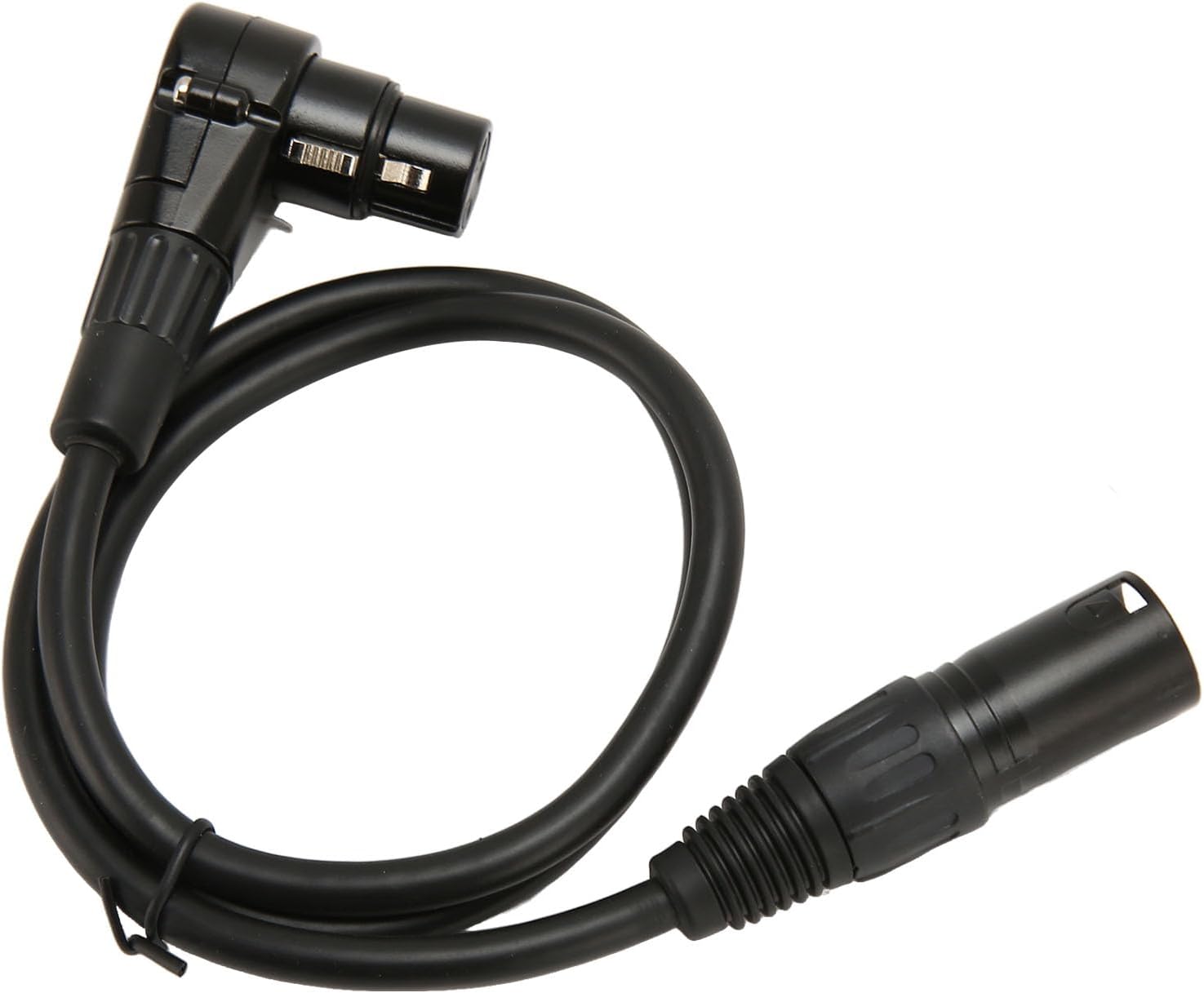 Amazon.com: XLR Male to XLR Right Angle Female Microphone Cable, XLR ...