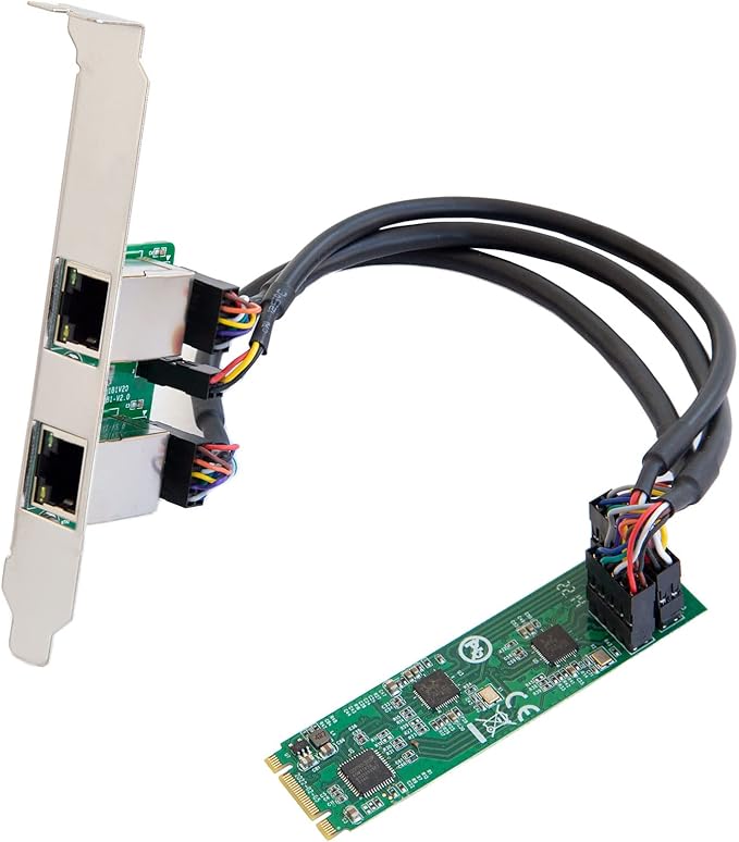 Amazon.com: Dual 2.5 Gigabit M.2 M+B Key Ethernet Network Expansion ...