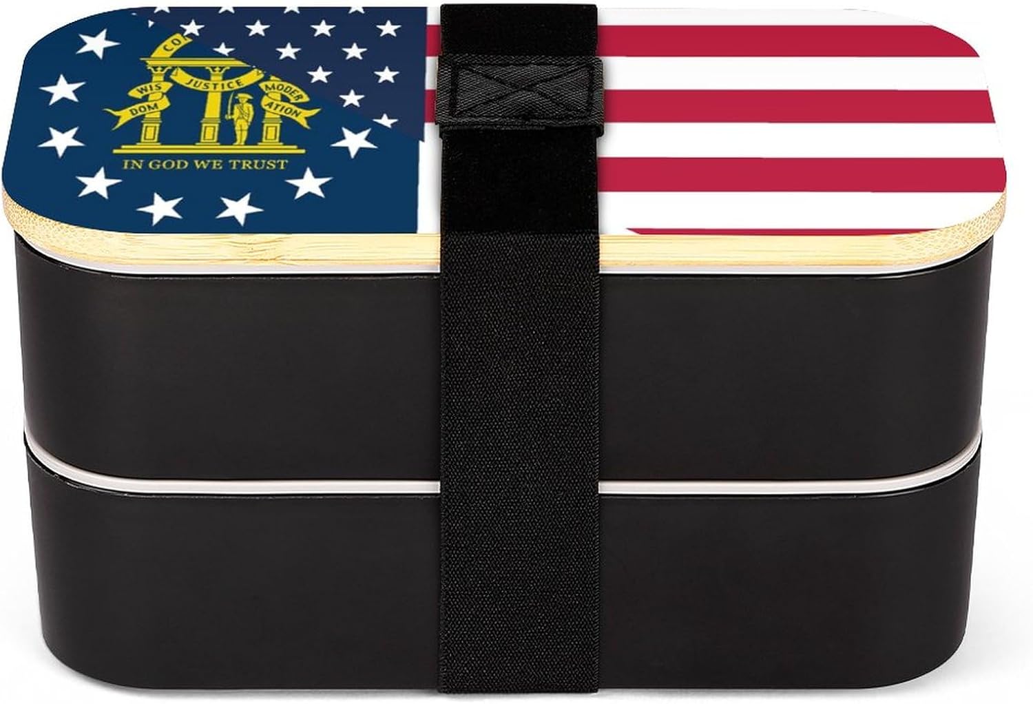 Amazon.com: American and Georgia State Flag Bento Box for Adult Lunch ...