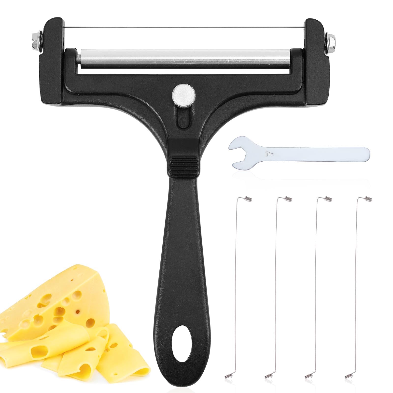 Amazon.com: 6pcs Cheese Slicer Kit, Stainless Steel Wire Cheese Cutter ...