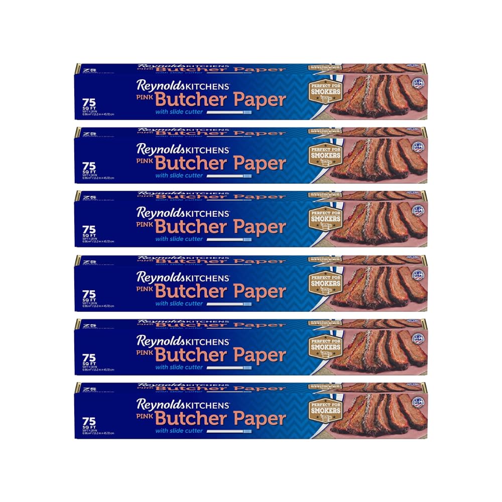 Amazon.com: Reynolds Kitchens Pink Butcher Paper for Smoking Meat, with ...